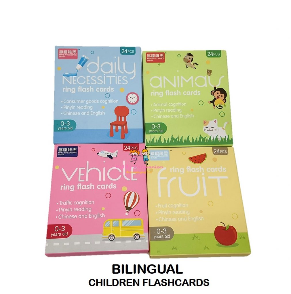 Flash Cards - Children Cognitive Bilingual | Kiddy Companion