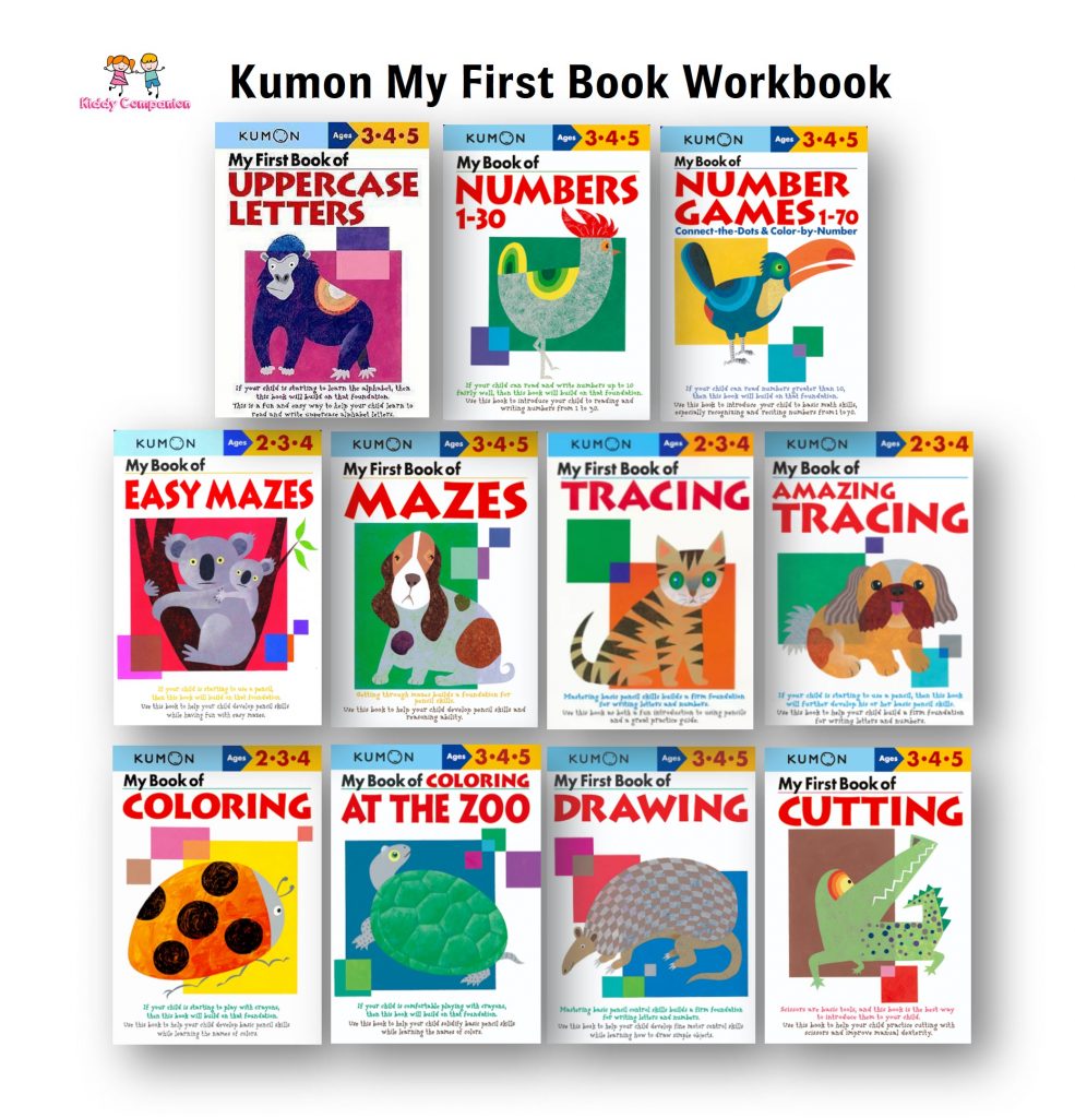 Kumon Learning Activities Book 2 to 5 years - Kiddy Companion